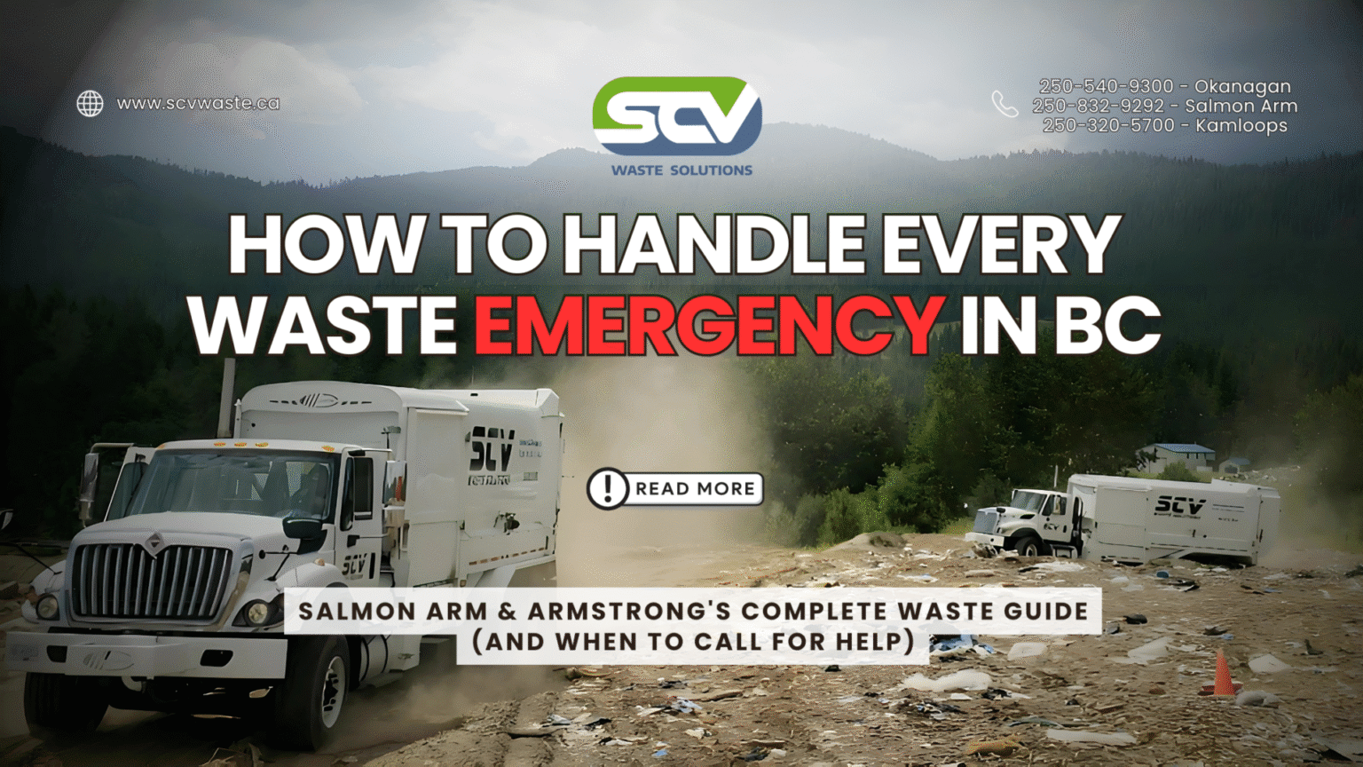 Contact SCV Waste Solutions | Salmon Arm & Armstrong BC